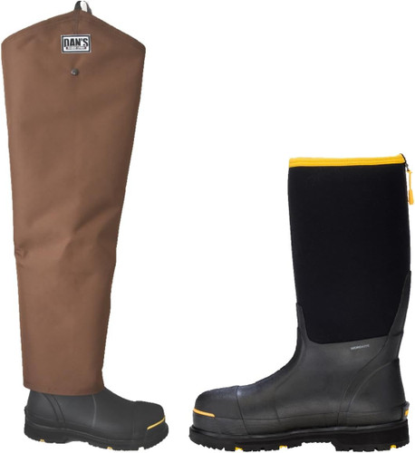 Dry Shod Steel Toe, Hi boot, with Snake Protector Frogleg| Dan's ...