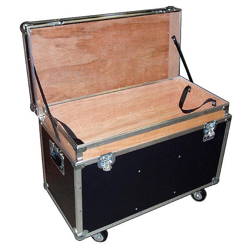 2 Sided Utility Trunk w/Adjust Shelves - ID 18x18x30 Ea Side - Road Cases