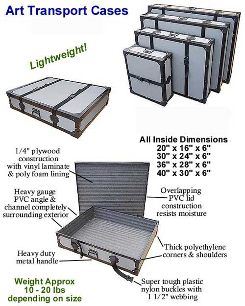 Art Portfolio Cases 40" x 30" x 6" | Transport Cases