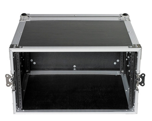 6 Space 6u 15" Deep 3/8" Ply ATA Effects Rack Case - Road Cases