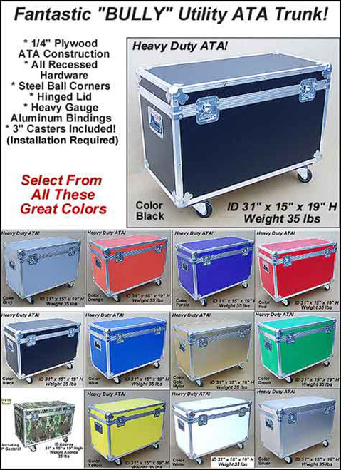 Utility Cases | 31" ATA Utility Trunk with Wheels