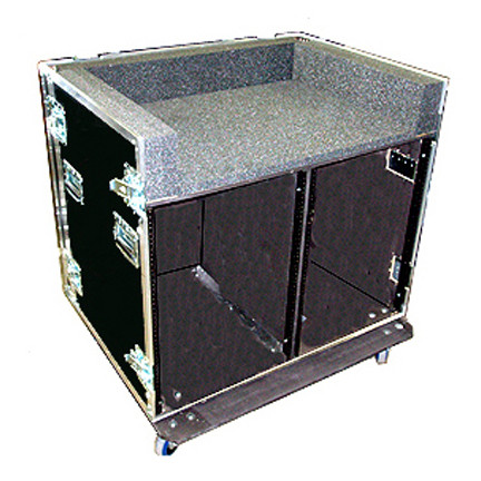 Mixer Cases | Double Rack Case With Mixer Top