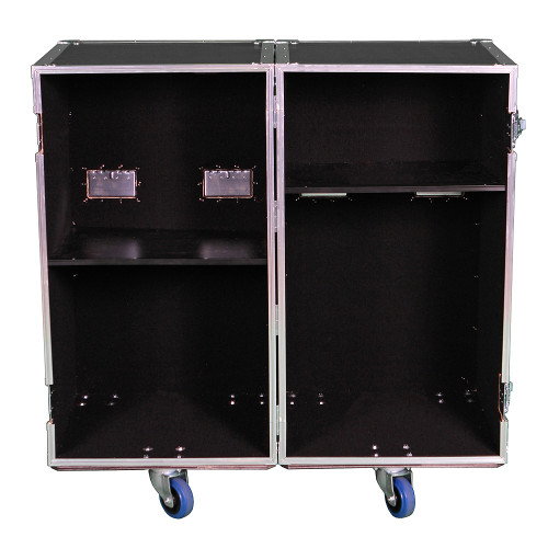 2 Sided Utility Trunk w/Adjust Shelves - ID 20x20x36 Ea Side - Road Cases