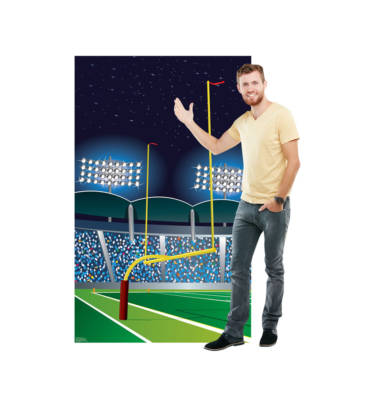 Lifesize Cardboard Cutout | Football Goal Post | High-Quality Image
