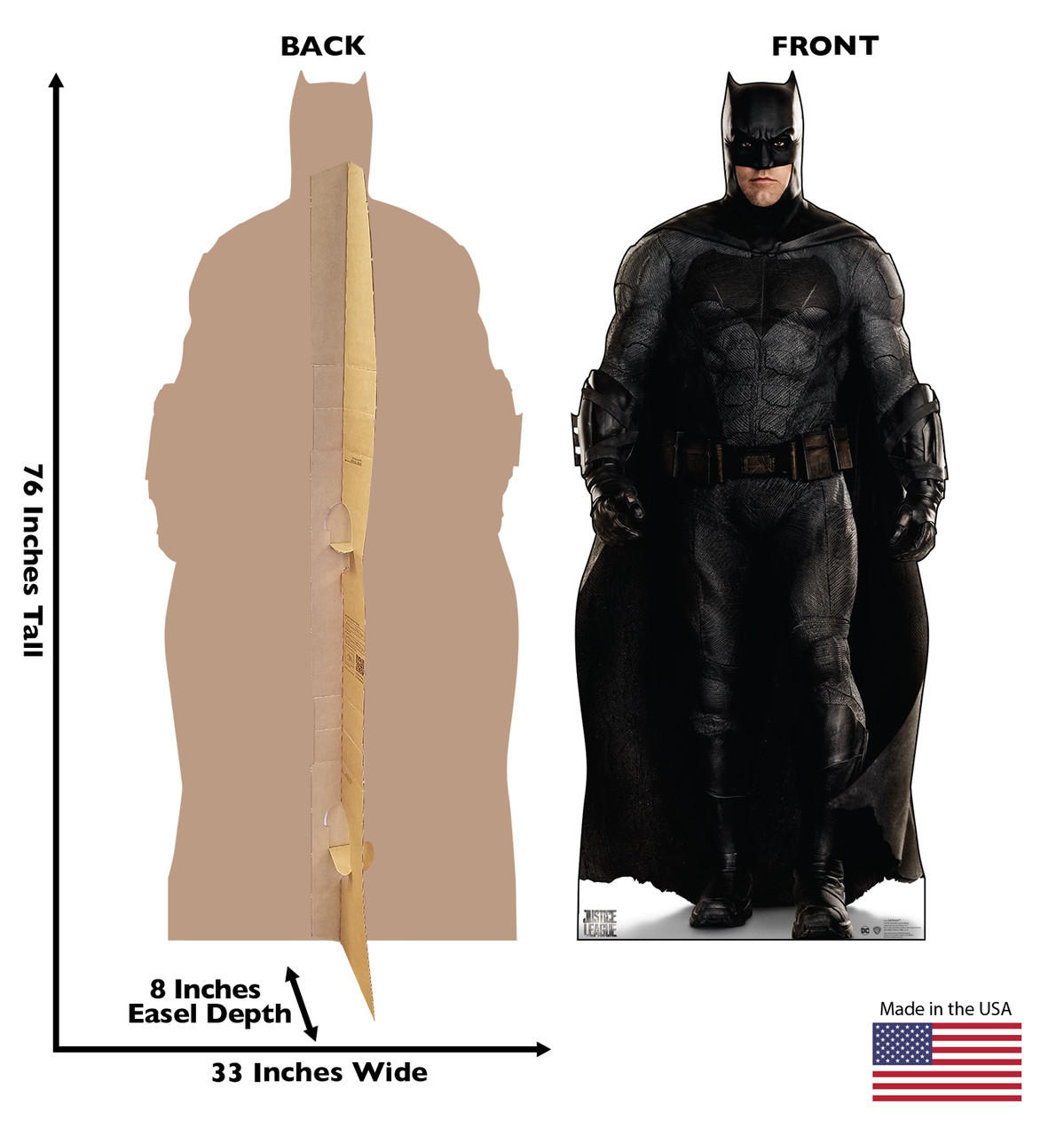 Batman | Justice League Standee | Vibrant Superhero Cutout