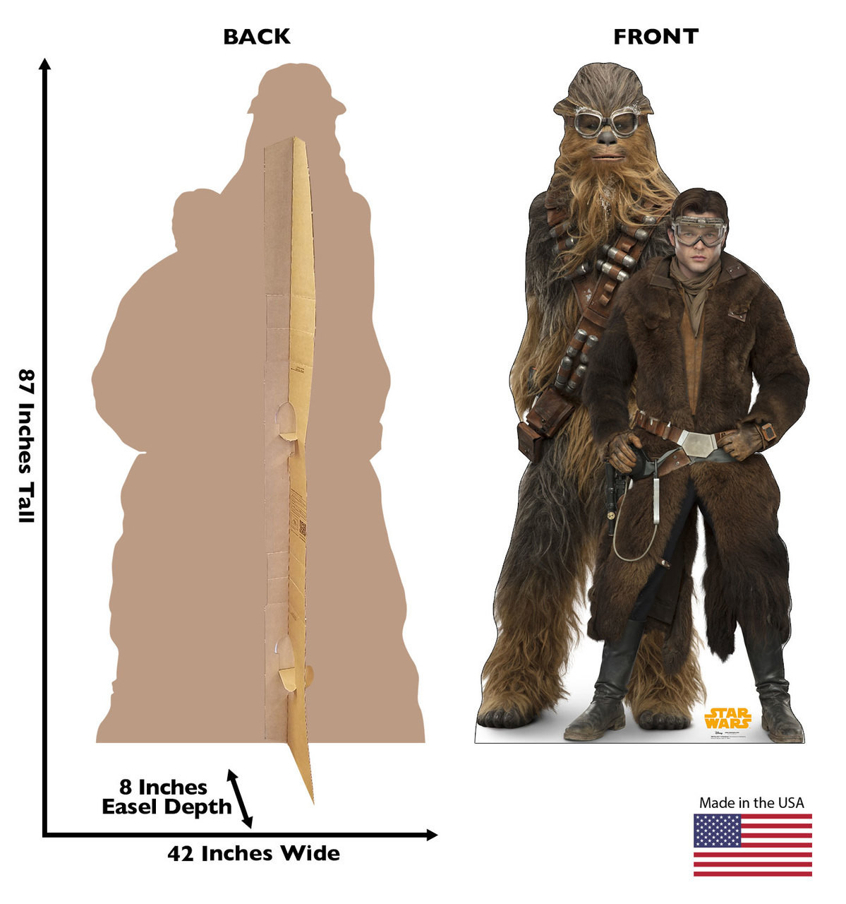 Han Solo and Chewbacca (Star Wars Han Solo Movie)