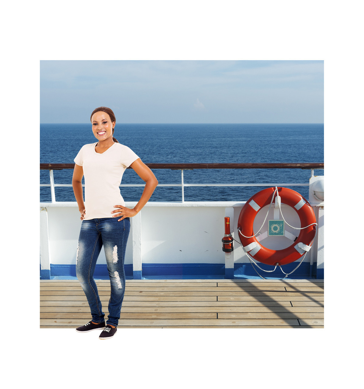 Cruise Ship Deck Backdrop