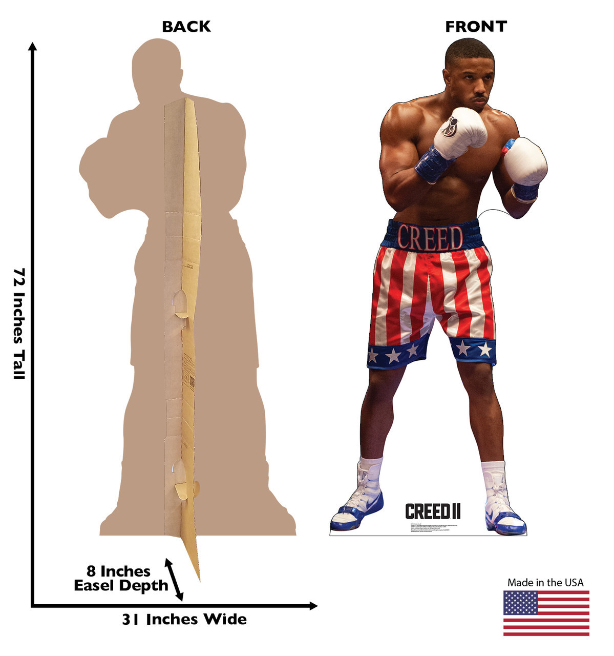 Adonis Creed | Lifesize Cutout | Perfect Party Decor