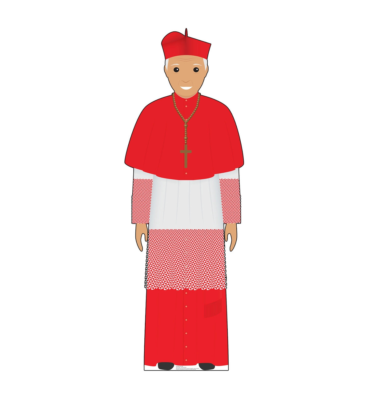 Pope Red Outfit (Illustrated)