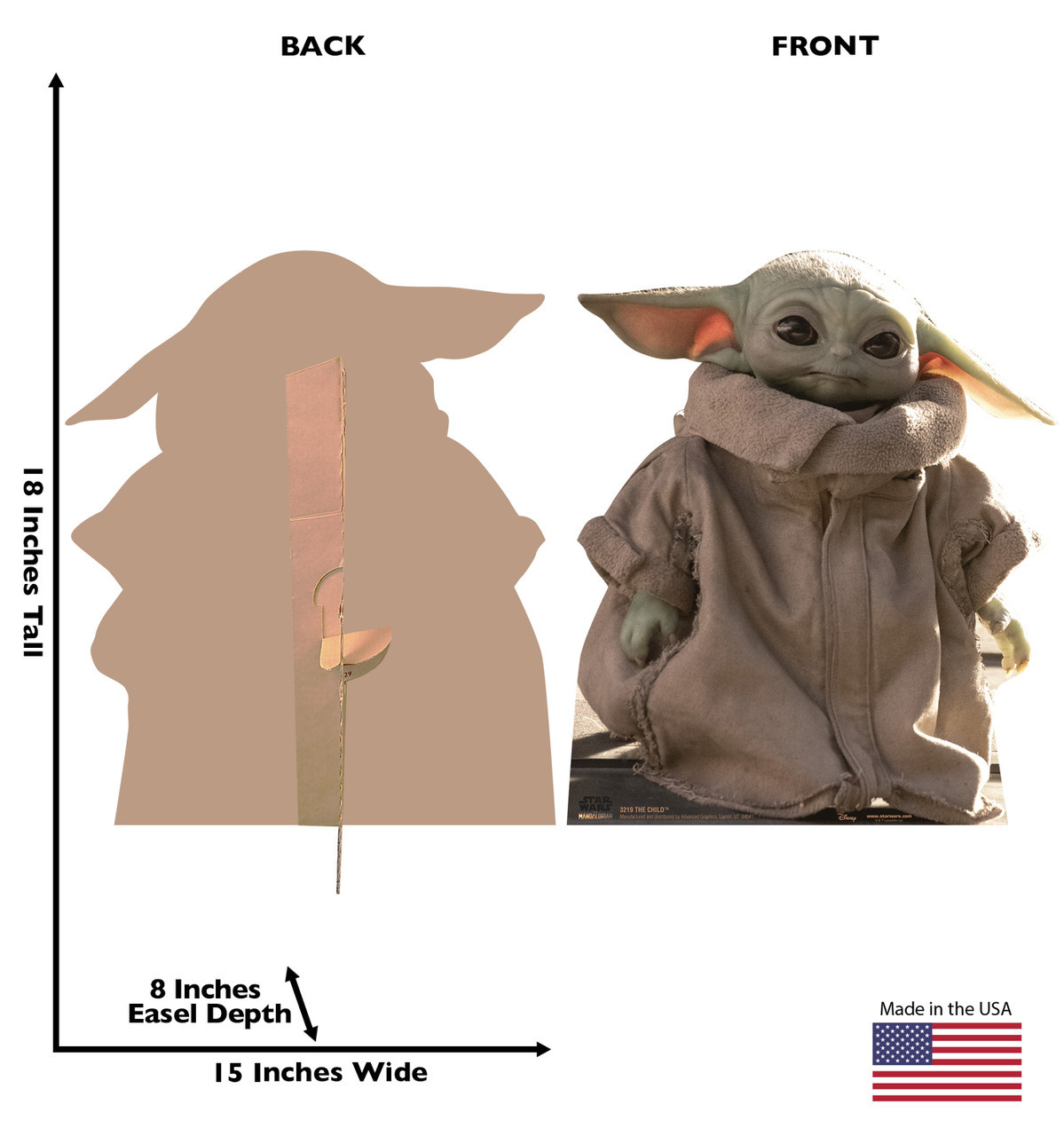 Star Wars | The Child Lifesize Cutout | Home Decor Fun