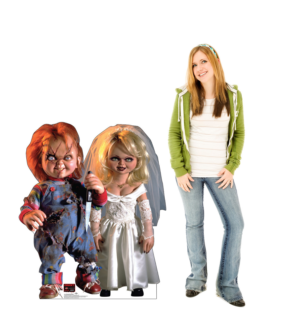 Chucky and Bride Cutout