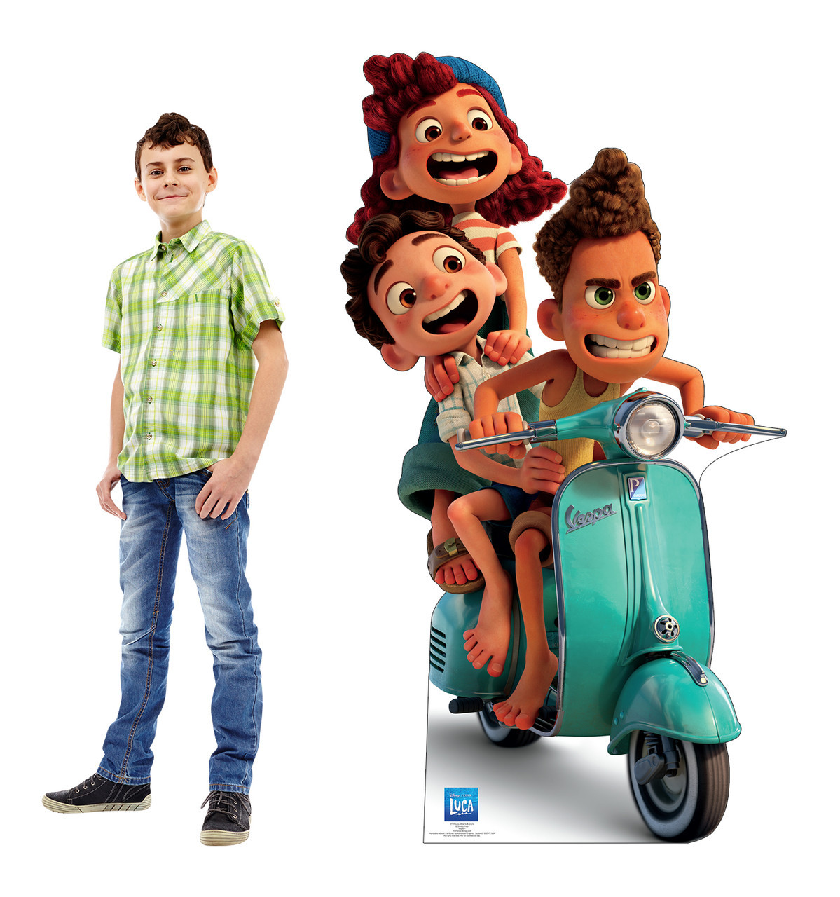 Disney | Personalized Luca & Friends Standup | Life-Sized Party Cutout