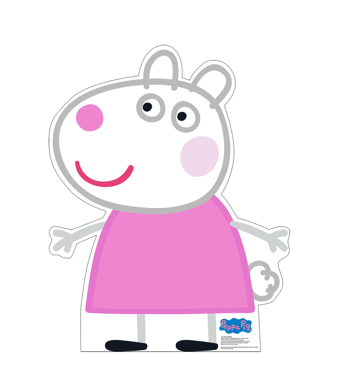 Suzy Sheep Cutout (Peppa Pig)