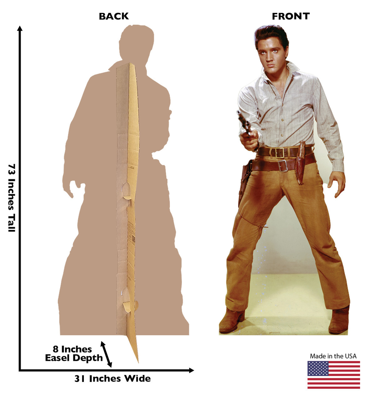 Elvis | Life-Size Cutout | Perfect Party Decor