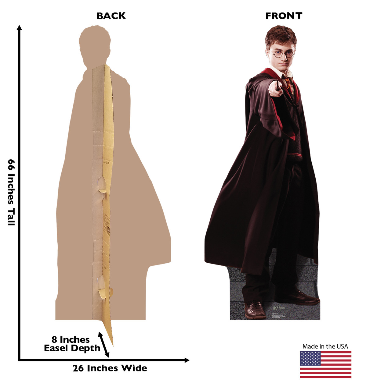 Harry Potter | Lifesize Surprise Cutout | Enchanting Party Decoration