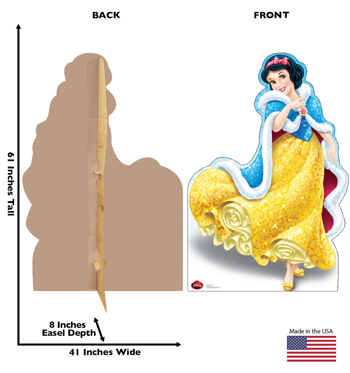 Enchanting Snow White | Lifesize Cardboard Cutout | Disney Magic