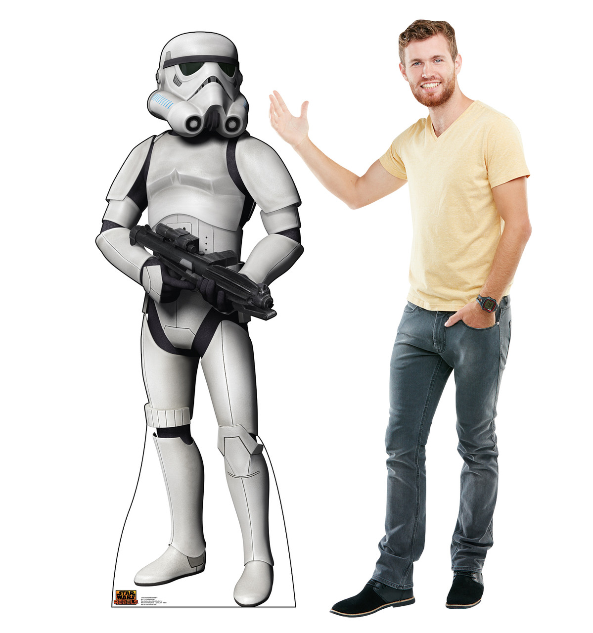 Epic Stormtrooper Cutout | Life-Size Star Wars Decor | Party Supplies