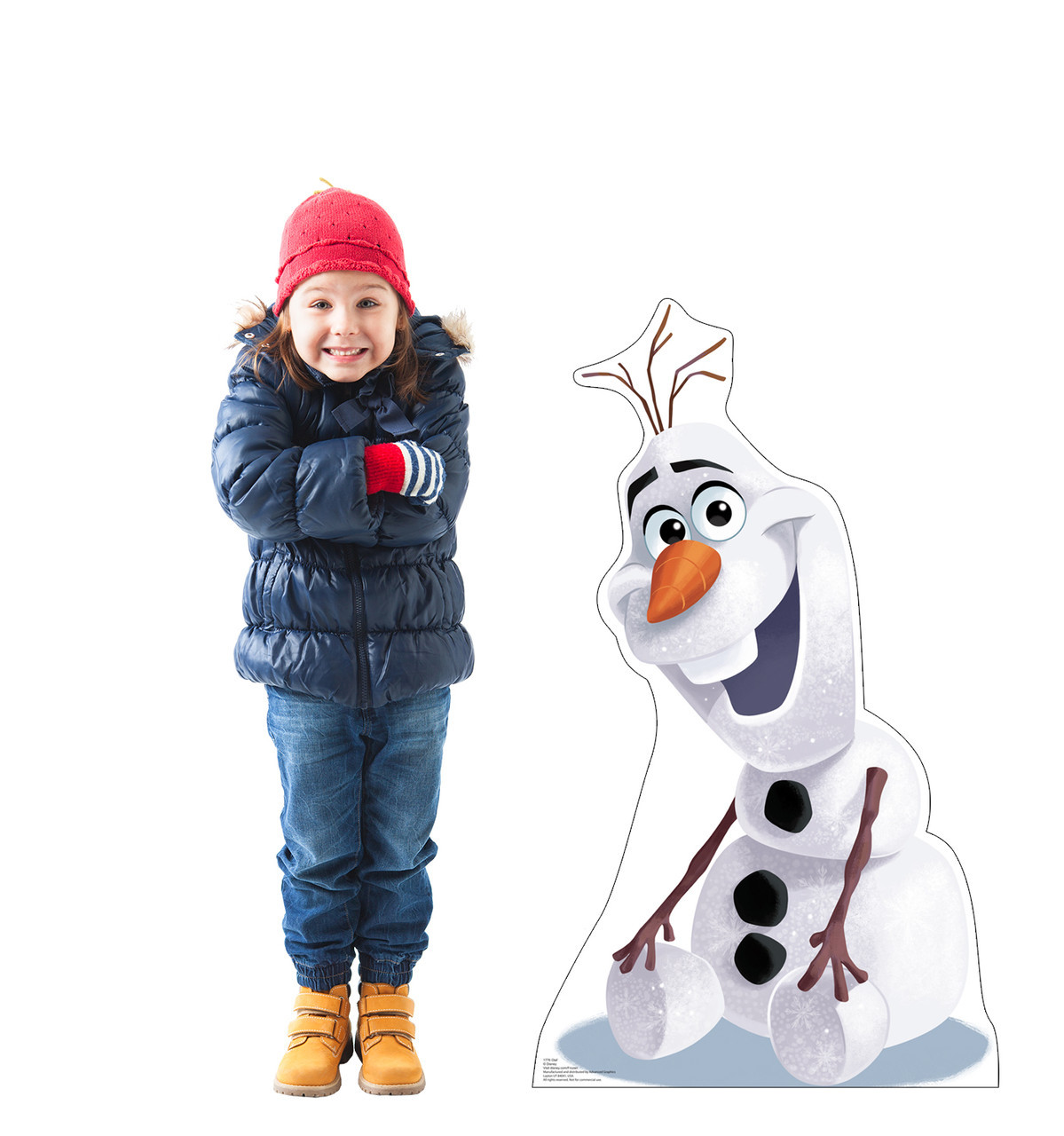 Disney | Olaf Life-Size Cardboard Cutout | Fun Party Decoration