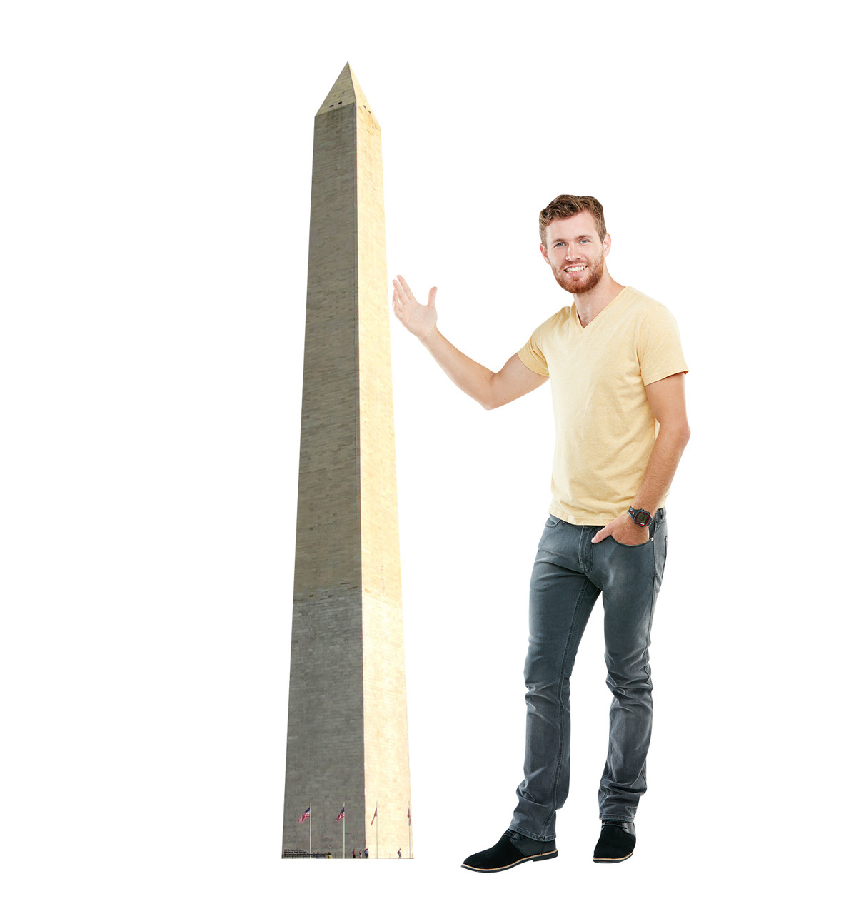 Washington Monument Cutout | Lifesize Iconic Decor | Fast Shipping