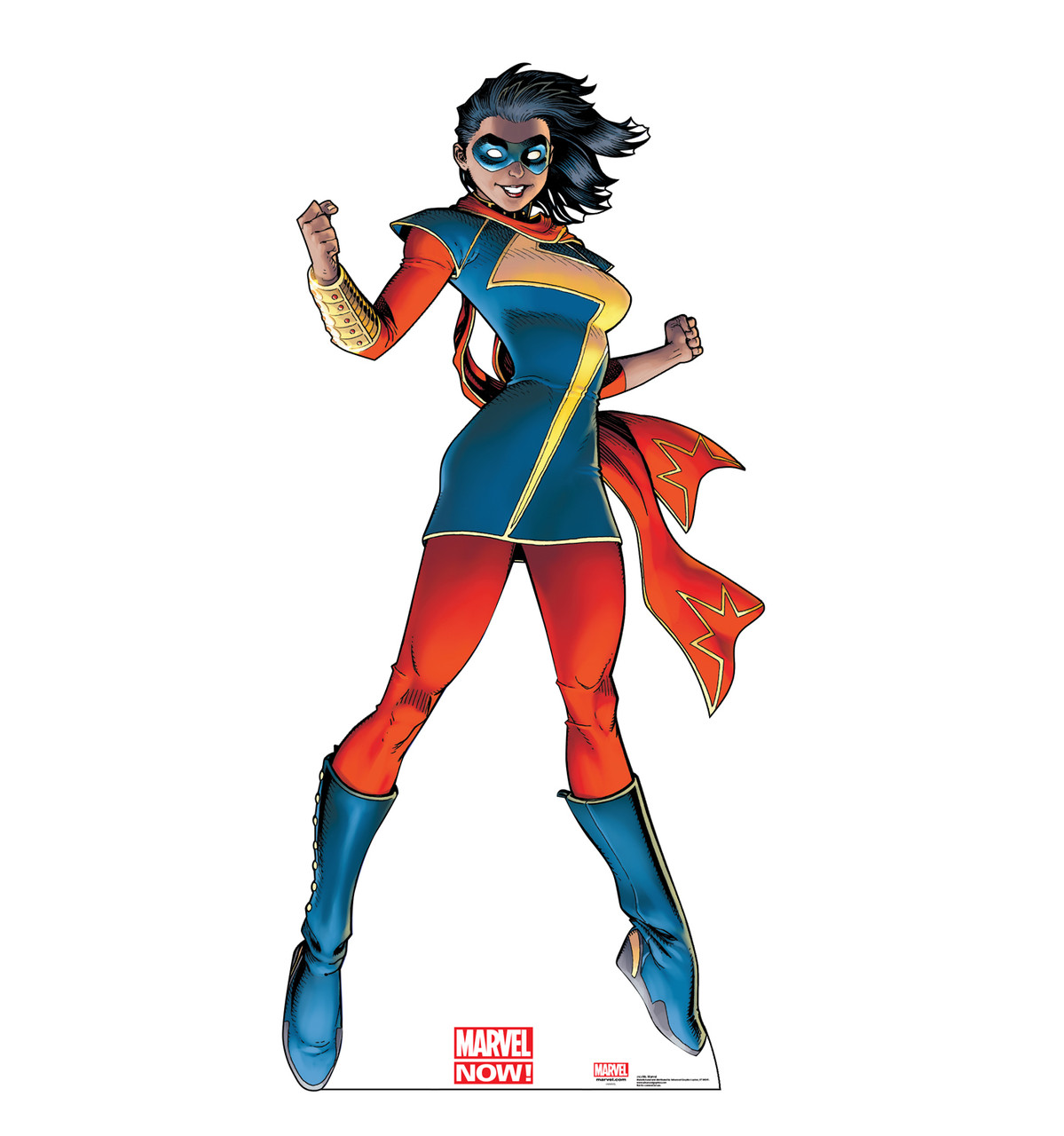 Ms. Marvel | Lifesize Cardboard Cutout | Free-Standing Decor
