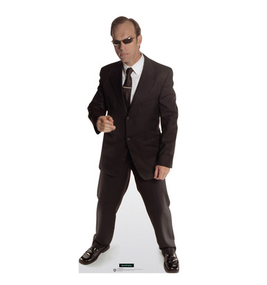 Agent Smith | Life-Size Cutout | Realistic Movie Decor