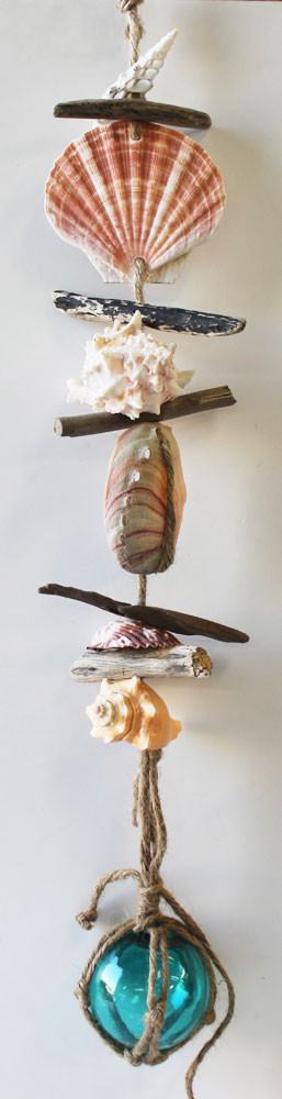 Seashell, Starfish & Driftwood Garland - California Seashell Co