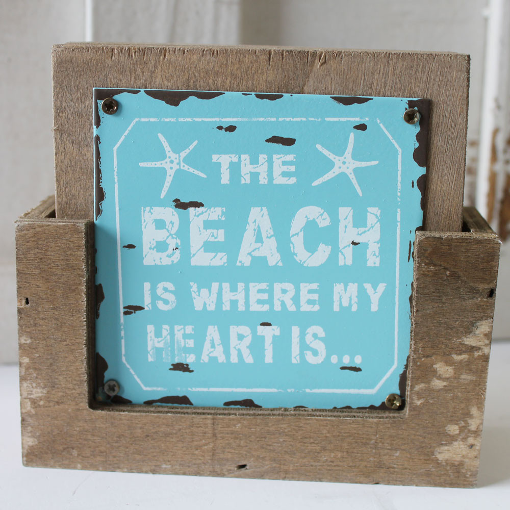 Life is Better at the Beach Absorbent Beverage Coaster - Beach Cottage ...