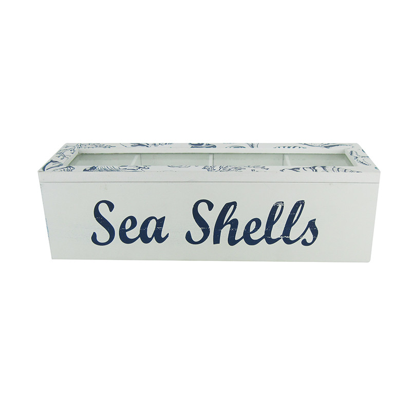 Turquoise Seashell Collection Box - Coastal Decor - California Seashell Co