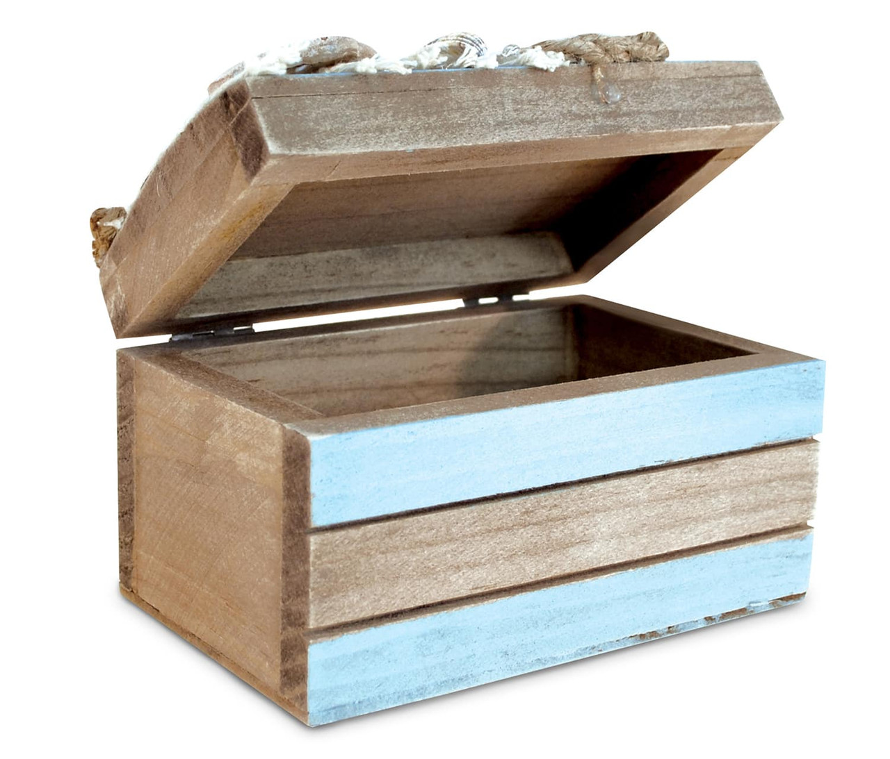 Nautical Mermaid Trinket Trays - Coastal Jewelry Box & Treasure Chest