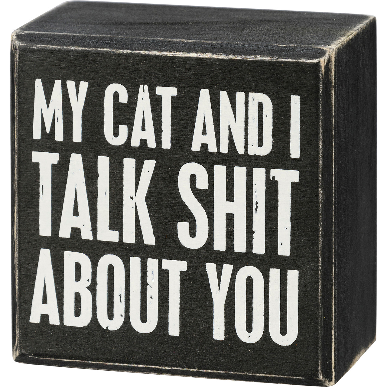 Three Cats Ago - Humorous Wood Block Sign - Primitives by Kathy from ...