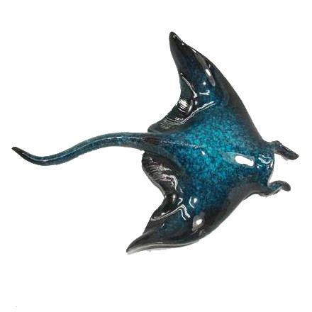 Manta Ray Figurines - Sea Life Decor - Nautical Home Decor ...