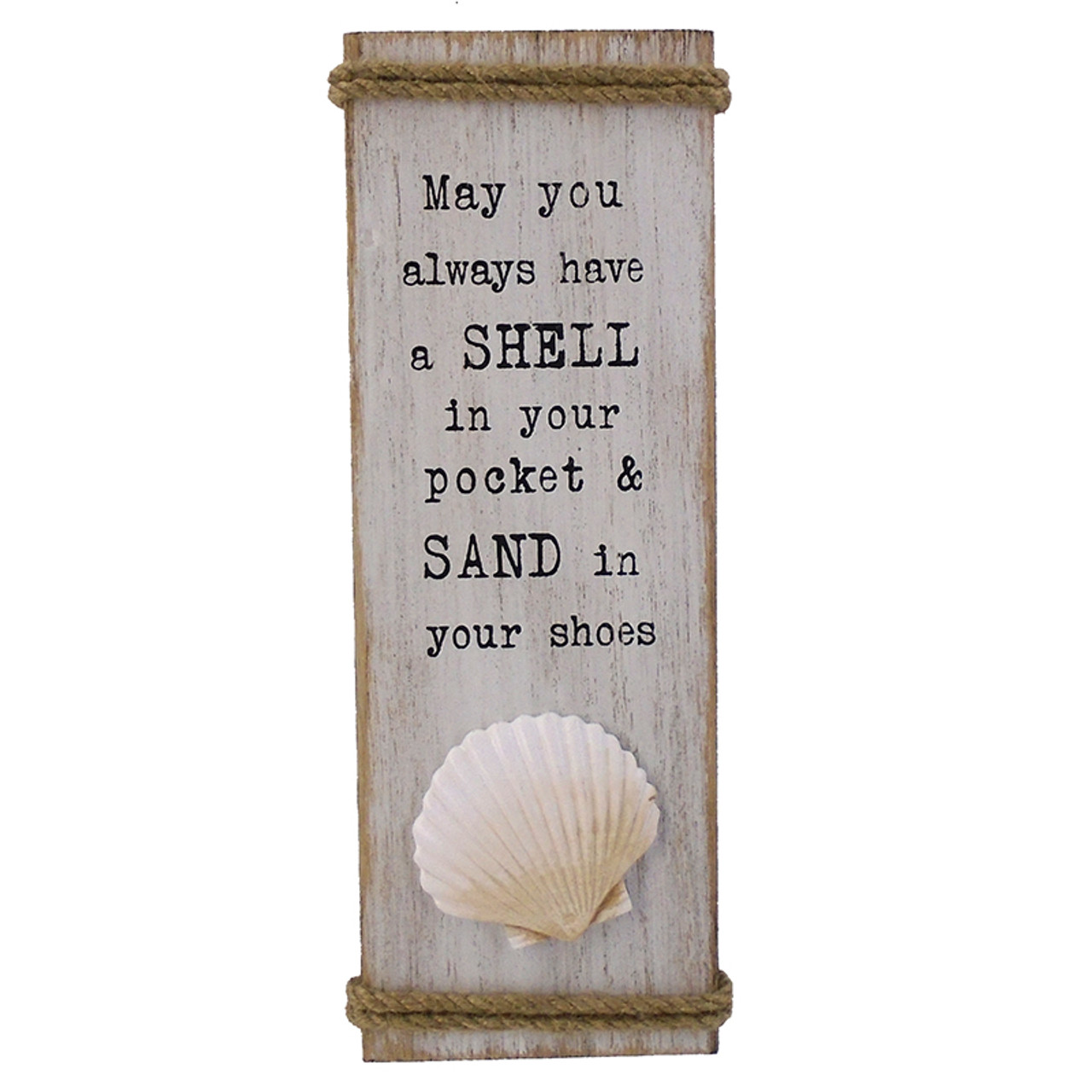 Shell in Your Pocket Sign - Coastal Wall Decor - California Seashell ...