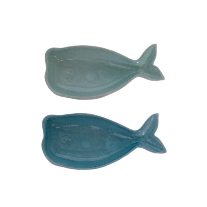 Whale Bowls - Coastal Appetizer Dish - Nautical Kitchen Decor ...