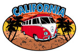 California Bus View Sticker - 1 Dozen - California Seashell Company Retail