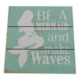 Mermaid Wall Signs - Mermaids Welcome Sign - California Seashell Co