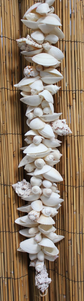 White Shell Cluster Garland Strand - Holiday Decor - California ...