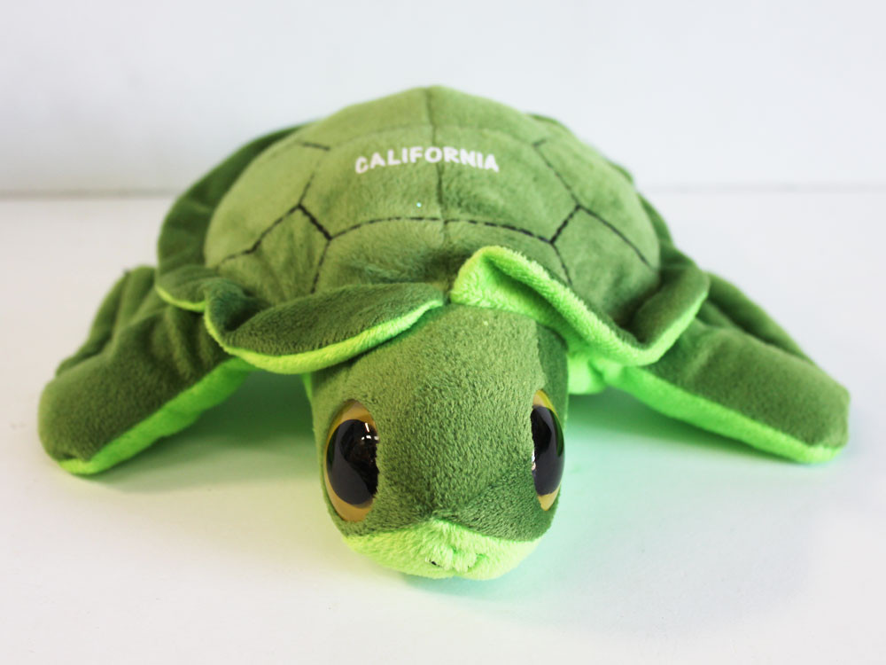 Green Turtle Plush - Sea Life Stuffed Animal - California Seashell Co