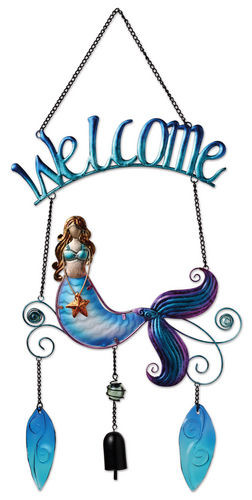 Mermaid Wall Signs - Mermaids Welcome Sign - California Seashell Co