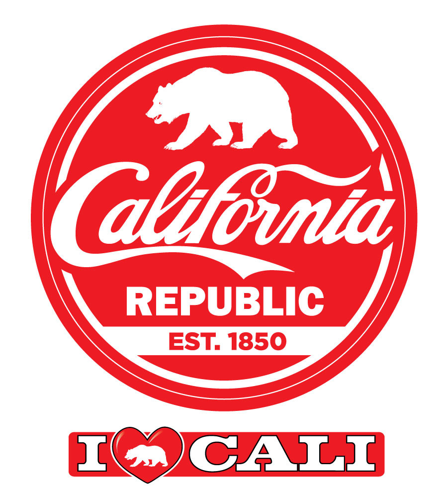 California Map Sticker - 1 Dozen - California Seashell Company Retail