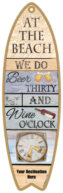 Love You to the Beach and Back - Made in the USA Surfboard Sign ...