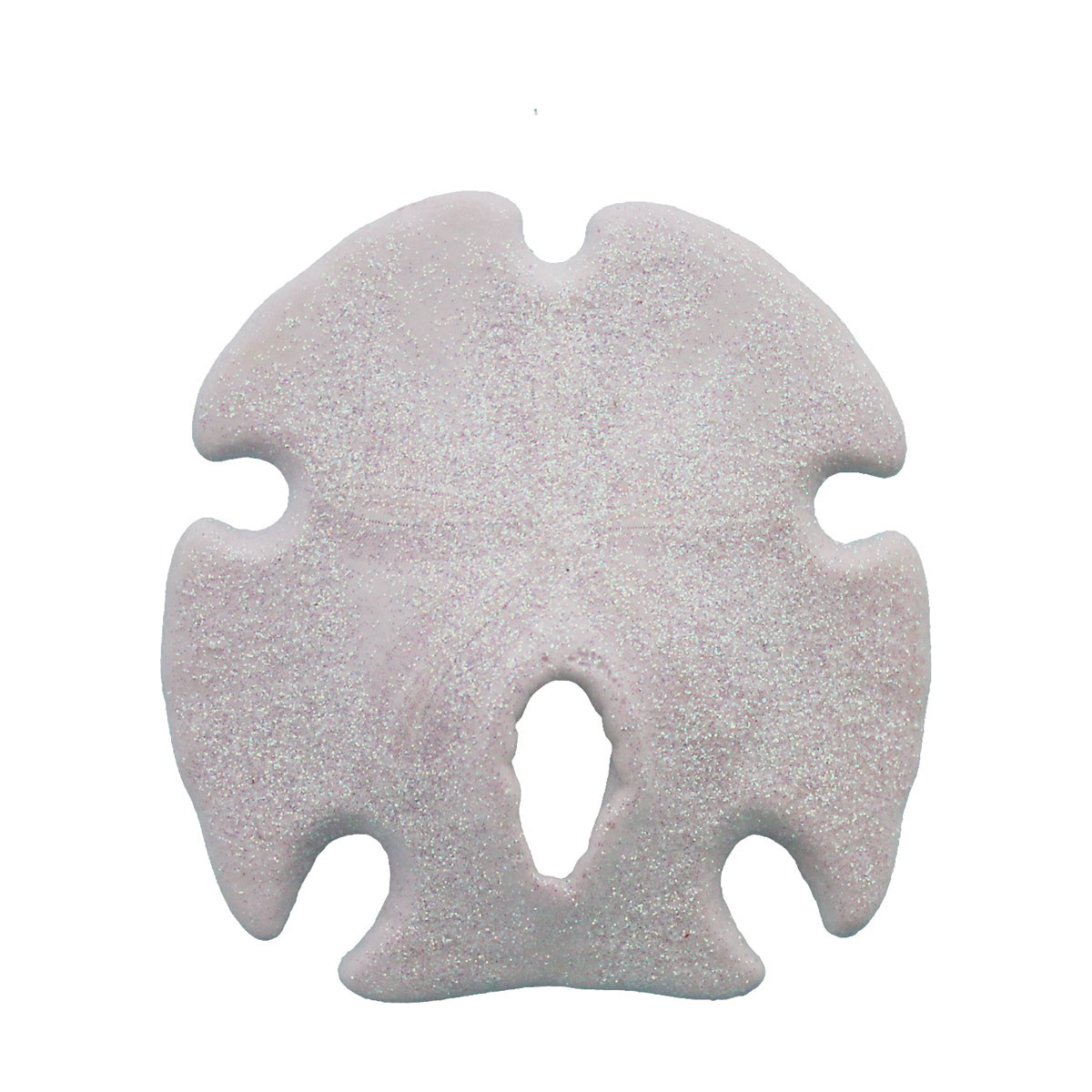 Large Keyhole Sand Dollar Glitter Seashell Ornament - Christmas Tree ...