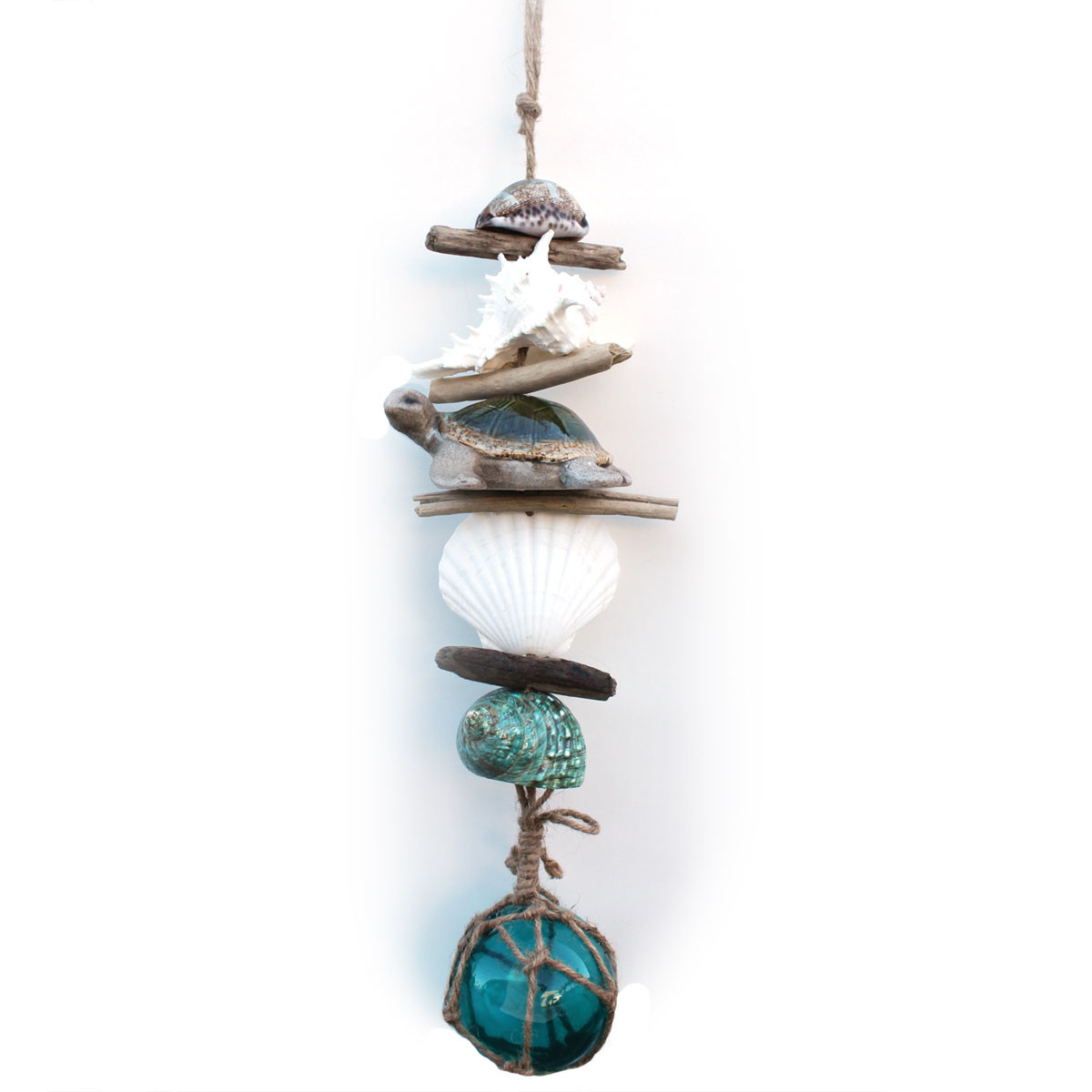 Seashell, Starfish & Driftwood Garland - California Seashell Co