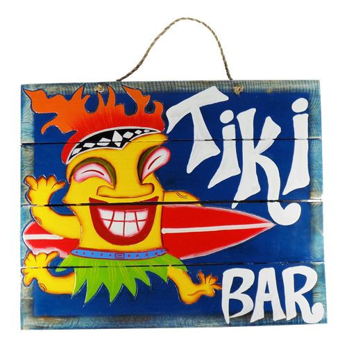 Tiki Bar LED Figure - Tiki Decor - California Seashell Company