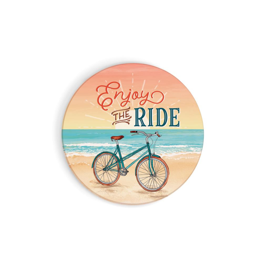 Absorbent Coastal Beverage Coasters - Beach Themed Coaster