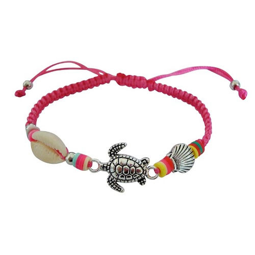 Cowrie Shell & Sea Turtle Bracelet - Cowrie Shell Jewelry - California ...