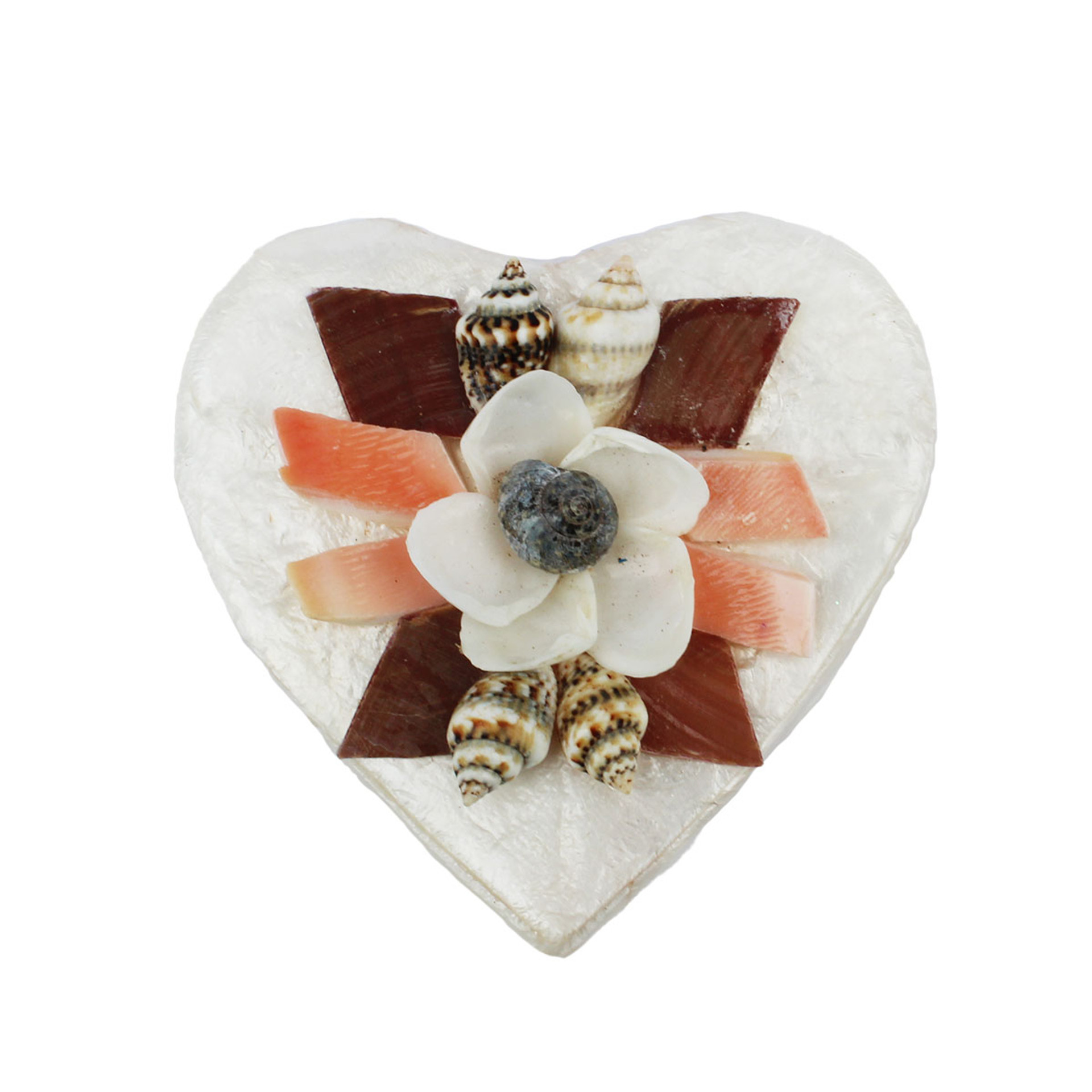 Heart Capiz Shell Boxes - Wedding Decor - Party Favors - California ...