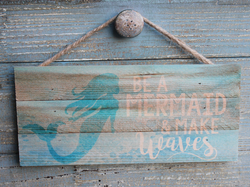 Coastal Wood Signs Made in the USA - California Seashell Company