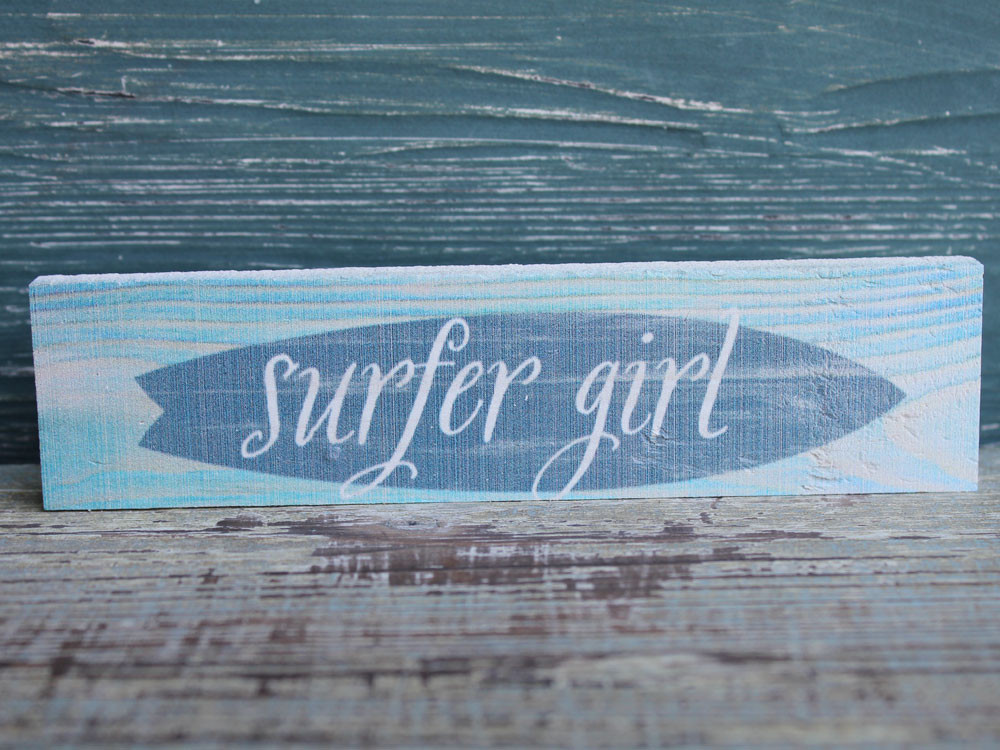 Surfer Girl - Made in the USA by P Graham Dunn - California Seashell Co