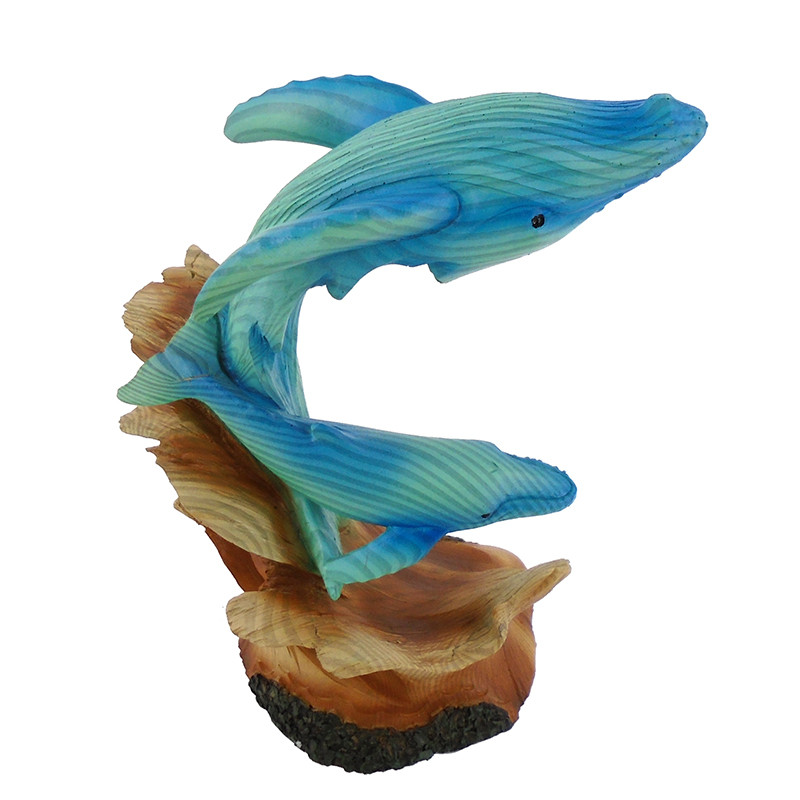 Whale Statues - Humpback & Blue Whale Figurines
