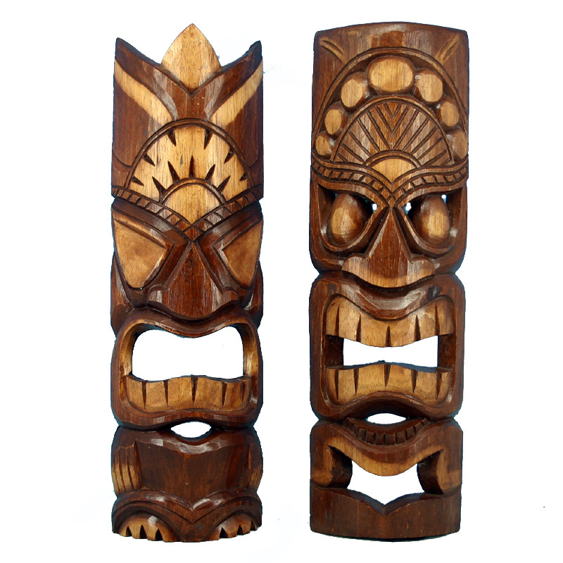 Tiki Decor • Tiki Masks • Tiki SIgns • California Seashell Company